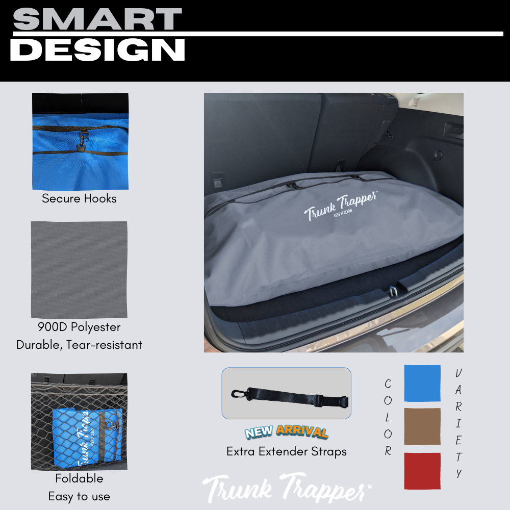 Maximize Car Space with a Gray Trunk Storage Organizer – Trunk Trapper®