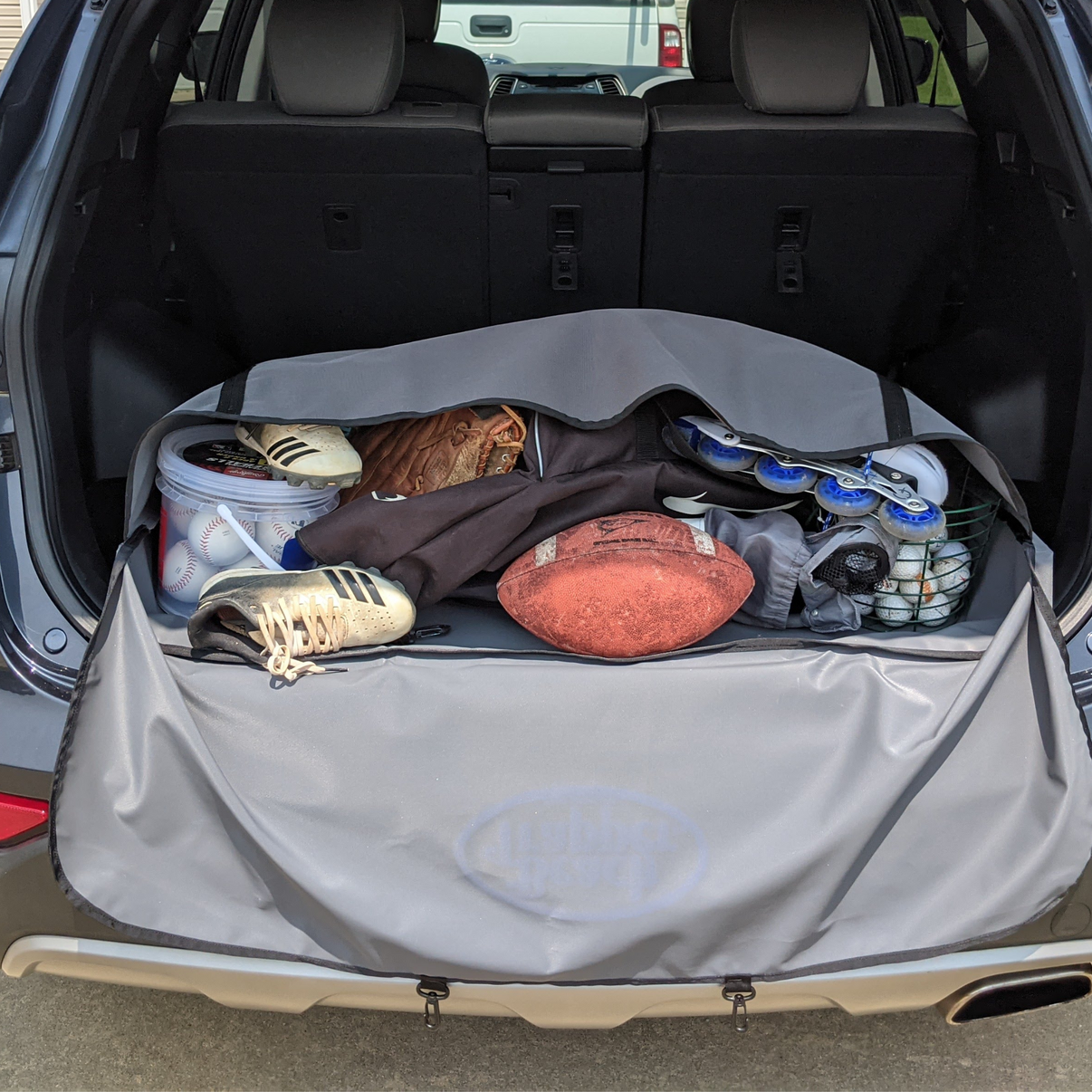 Vehicle Trunk Storage Gray Bag, Trunk Organizer – Trunk Trapper®